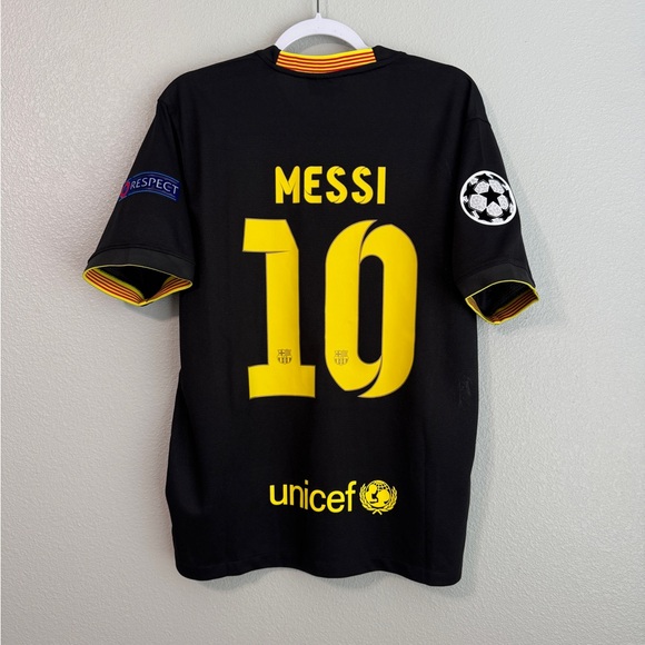None | Shirts | Barcelona 232014 Messi Ucl Third Soccer Jersey | Poshmark